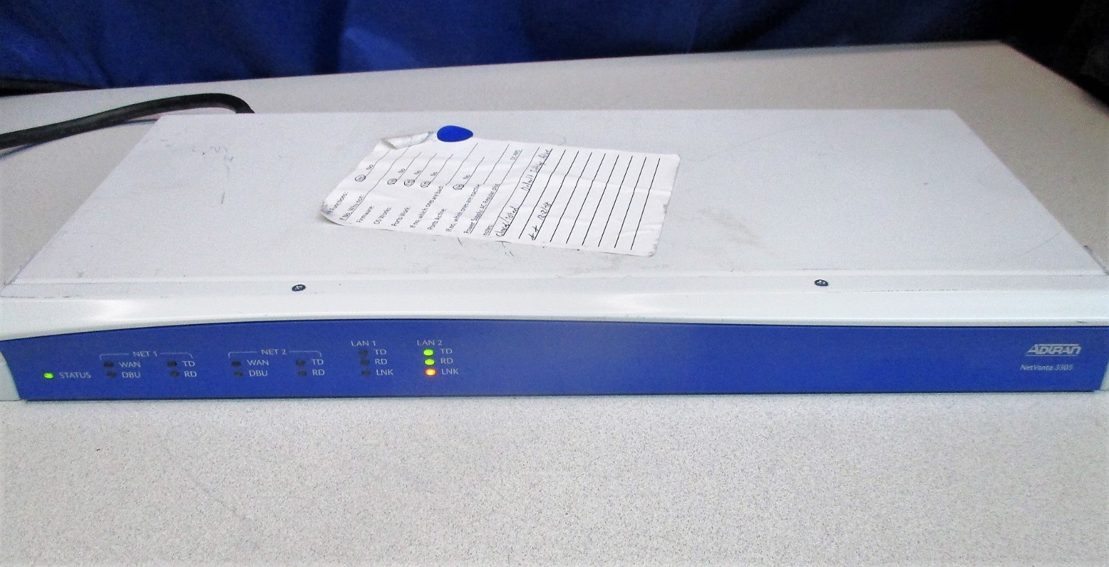 Adtran Netvanta 3305 2 Port Wired Rack Mount Router 1202880E1 | eBay