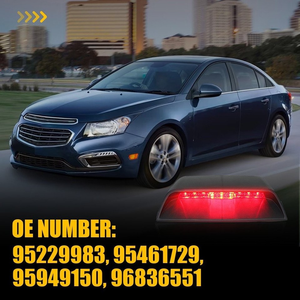 Rear Third Stop Light For Chevrolet Cruze Sedan 2011-2014 15 3rd Brake ...