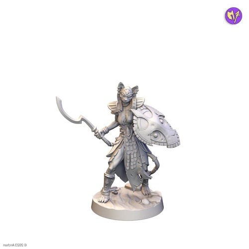SPHINX WARRIOR MINIATURE /WORLD OF DEUSLAIR/ DUNGEONS & LASERS G852 | eBay