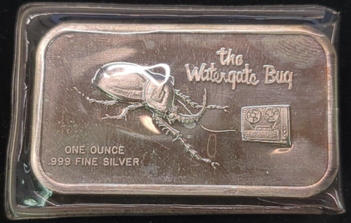 1 oz The Watergate Bug .999 Fine Silver Bar (JW142) | eBay