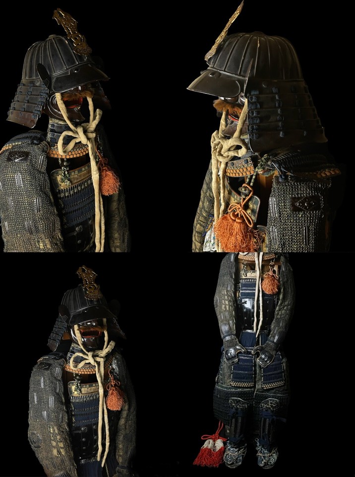 Japanese Antique Samurai Armor Yoroi Genuine LifeSize Edo Period (e185 ...