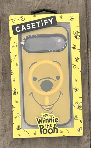 Casetify Bee Happy Pooh Impact Magnetic Case Clear Black For Google ...