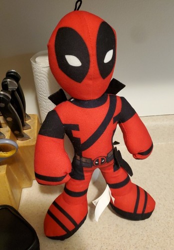 Deadpool Plush Toy New Large 14 inch Official Toy Movie MARVEL COMIC ...