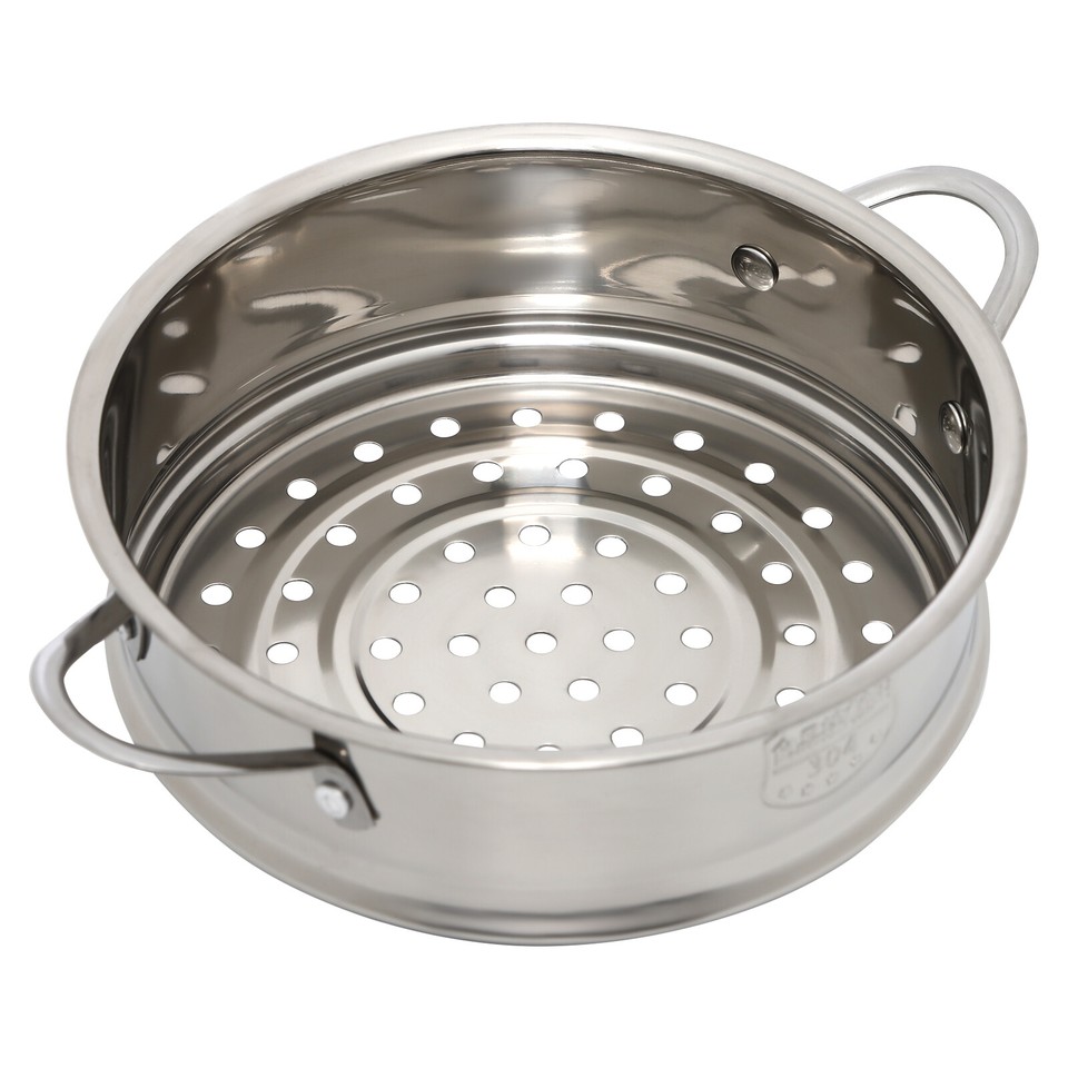 Stainless Steel Steamer, Cooking Pot, Steamer Insert and Vented Glass ...