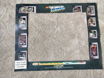 Factory Original X-MEN Monitor Bezel Arcade by Capcom | eBay