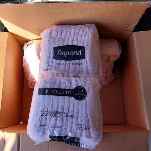 Depend Fresh Protection Adult Incontinence Postpartum Underwear for ...