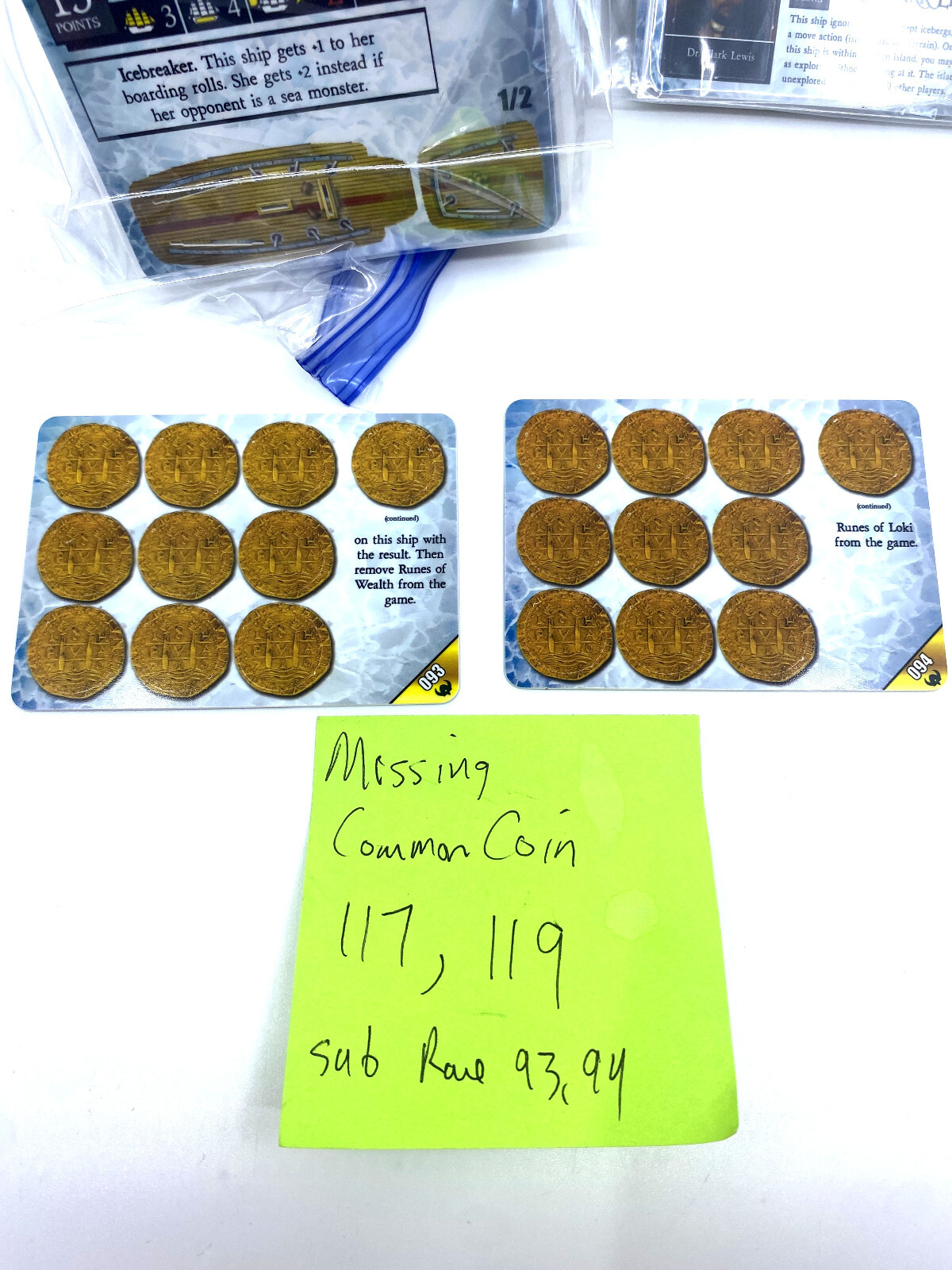 Pirates CSG of the Frozen North COMPLETE SET Rare/Uncommon NO SR, Miss ...