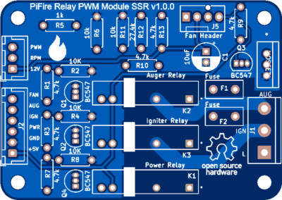 PiFire Relay Module, DIY Pellet Smoker Controller for Traeger Pit Boss ...
