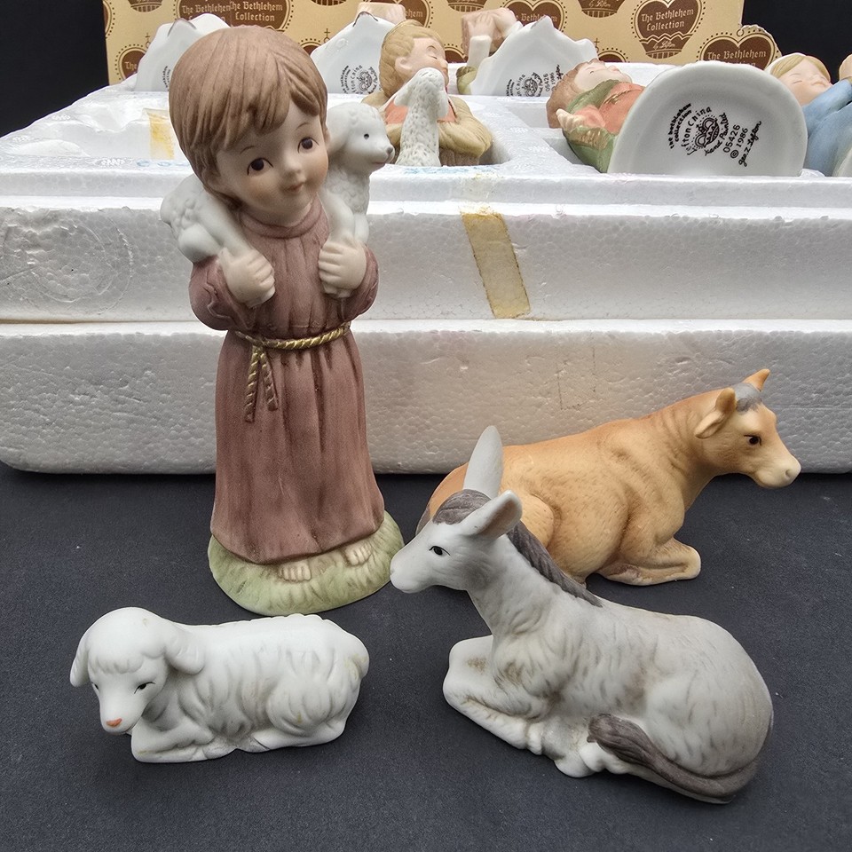 Lefton China The Bethlehem Collection 1986 Children Christmas Nativity ...