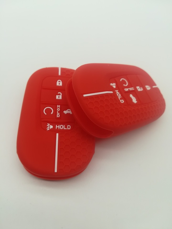 5*Silicone Remote key cover For 2022-2023 HONDA Civic Accord Pilot ...