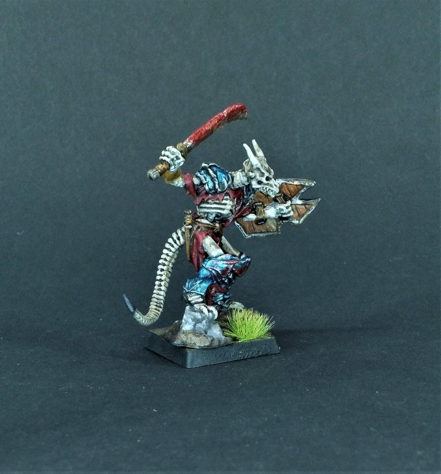 Reaper Bones Miniature Undying Lizardfolk Skeleton Undead Painted | eBay