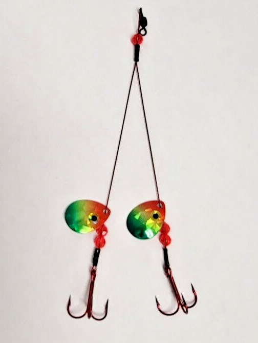 Quick Strike Tip Up Ice Fishing Rig #30 AFW Bleeding Red Wire Pike ...