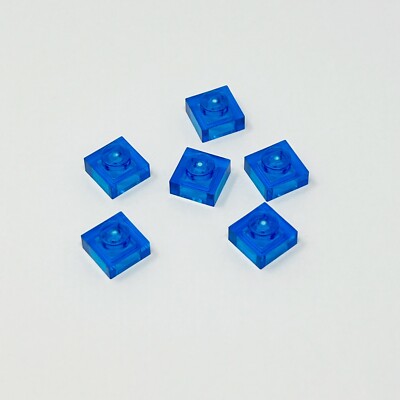 3024 LEGO Parts Plate Square 1x1 TRANSPARENT DARK BLUE (6) | eBay