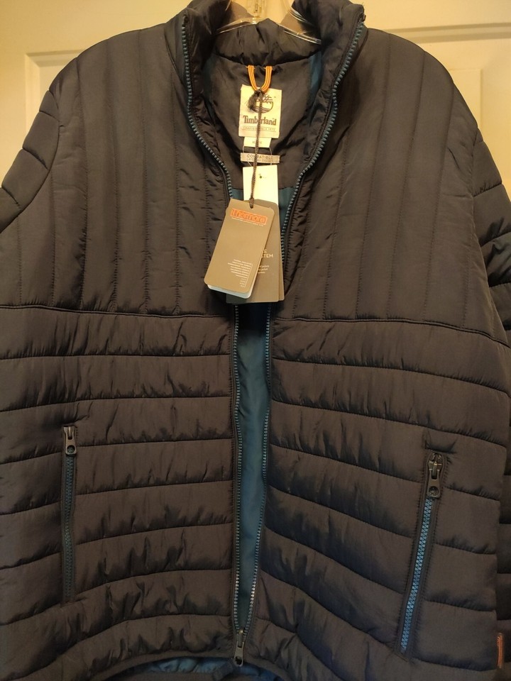 Timberland Thermore XL Navy Blue Packable Jacket NWT Compatible ...