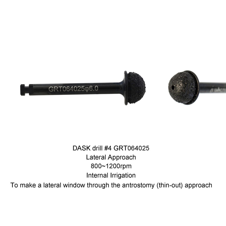 DASK Dental Sinus Lift Kit Lateral Crestal Drills Stoppers Elevation ...