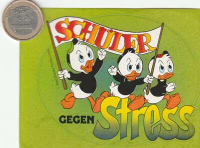 Autocollants Disney RIRI - FIFI - LOULOU. GEGEN STRESS - SCHÜLER | eBay