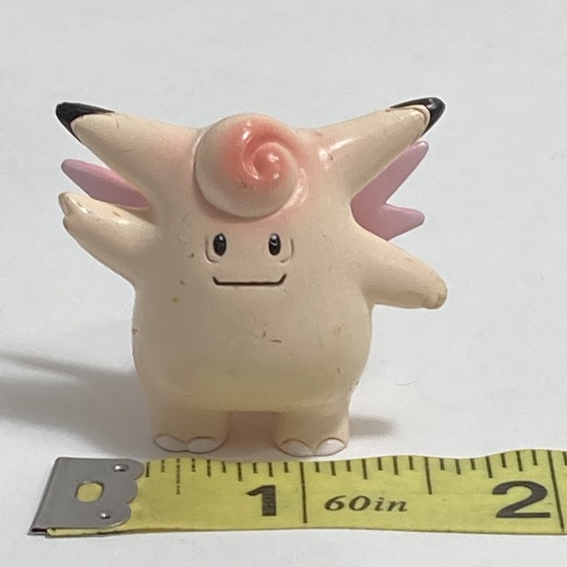 1998 TOMY Pokemon Clefable & Clefairy Pocket Monster Action Figures ...