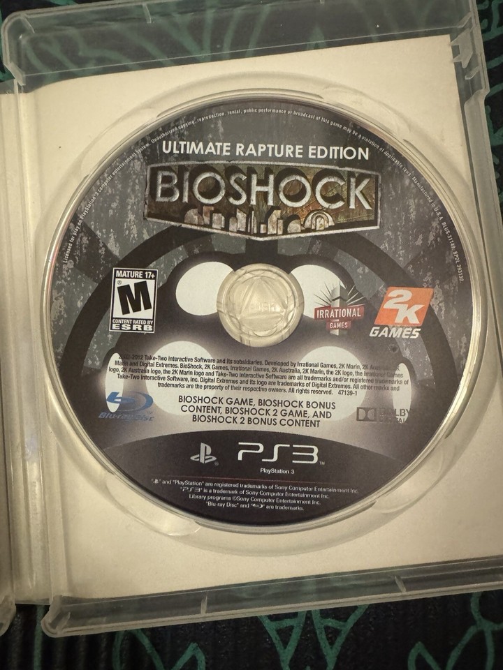 BioShock - Ultimate Rapture Edition (Sony PS3) Complete In Box ...