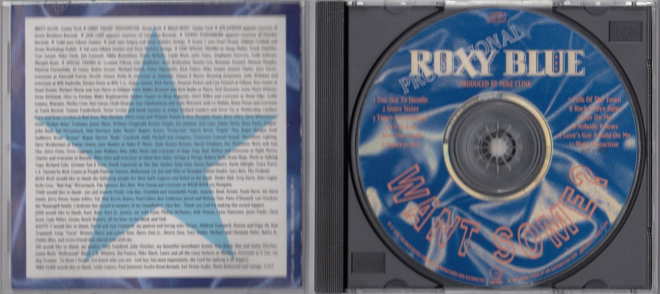 Roxy Blue - Want Some? (CD, Mar-1992, Geffen) HARD ROCK METAL ...
