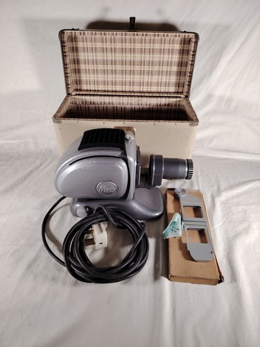 Vintage Retro Noris Trumpf Projector Tested Working + Box + Slide ...