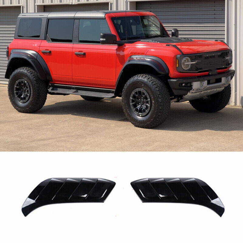 2022+ Ford Bronco Raptor Front Side Fender Vents Cover Exterior ...