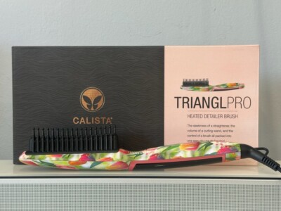 Calista TrianglPRO Triangl Pro Heated Hair Detailer Brush Tulip | eBay
