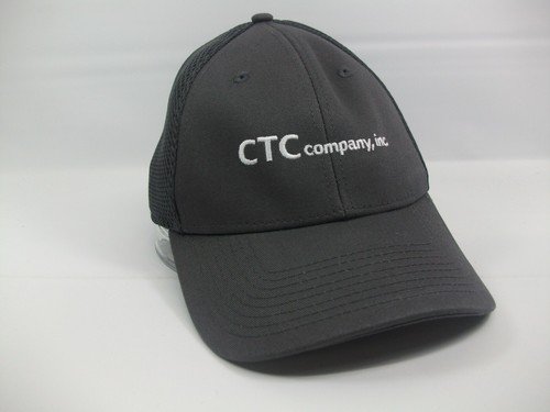 CTC Company Hat S/M New Era Gray Porthole Mesh Fullback Stretch Fit ...