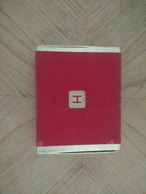 Vintage Playing Cards with Red Velvet Trim | eBay