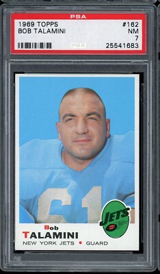 1969 Topps Football #162 Bob Talamini PSA 7 | eBay