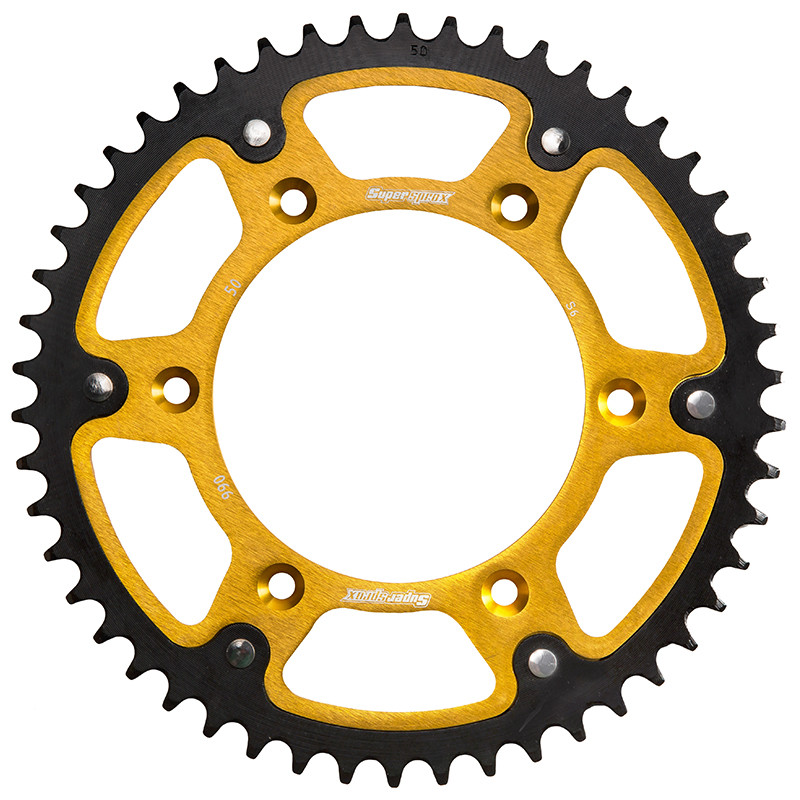 Supersprox Stealth Rear Sprocket 50T Gold KTM GasGas Husqvarna Off-Road ...