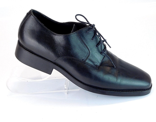 Belvedere Studio Chisel Black Leather Oxfords Dress Shoes Size 11.5 M ...