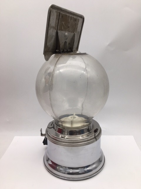 Vintage Penny 1 Cent Ford Gum Gumball Machine with Advertisement Topper ...