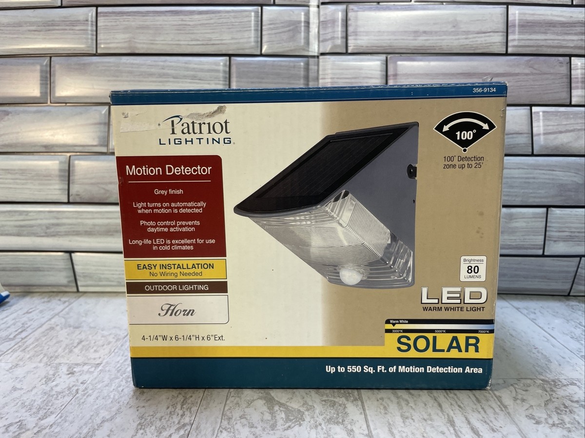 Patriot Lighting Motion Lights Outdoor