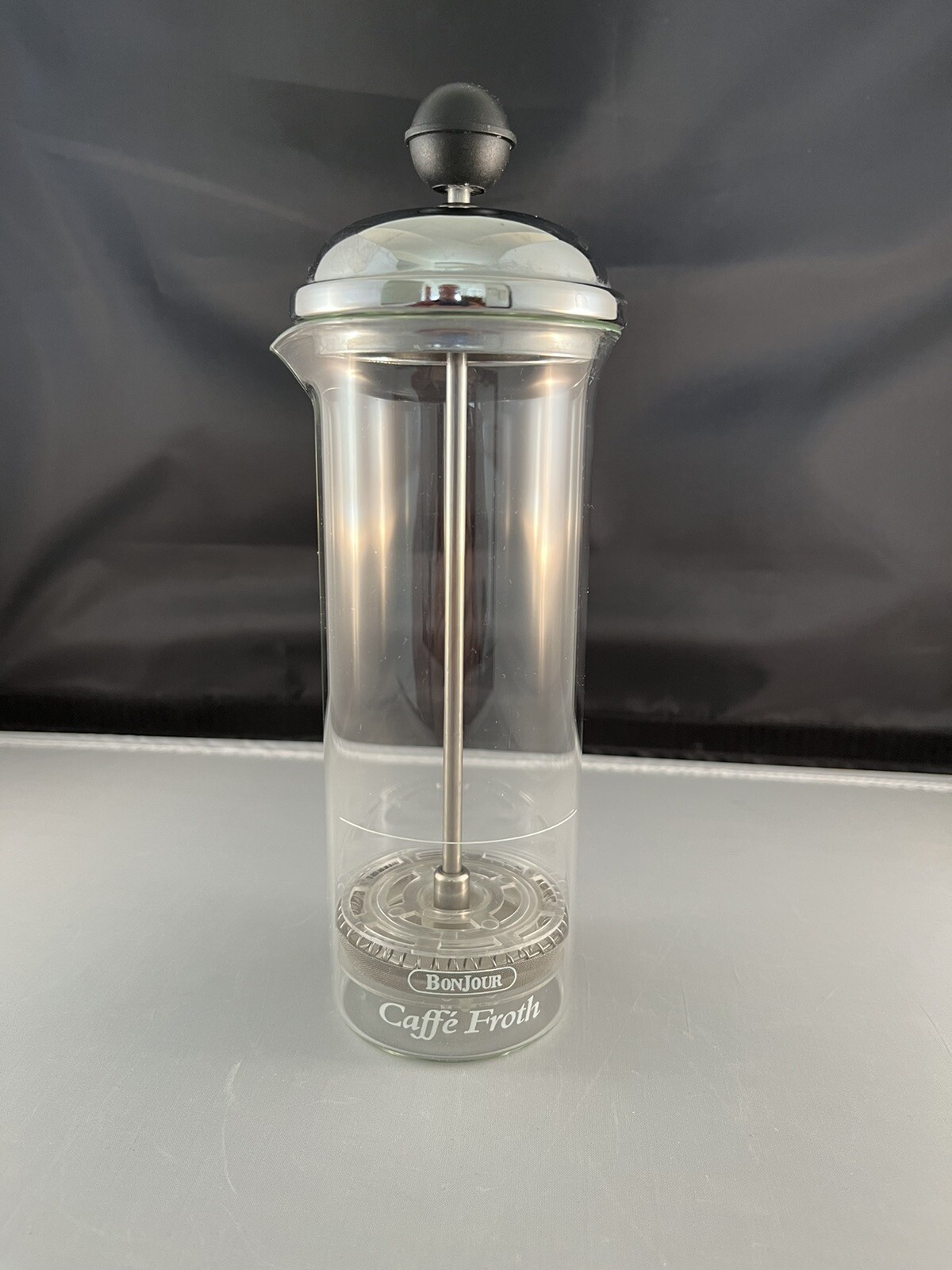 Glass BonJour Caffe Froth for Milk Cappuccinos Lattes Mochas Single ...