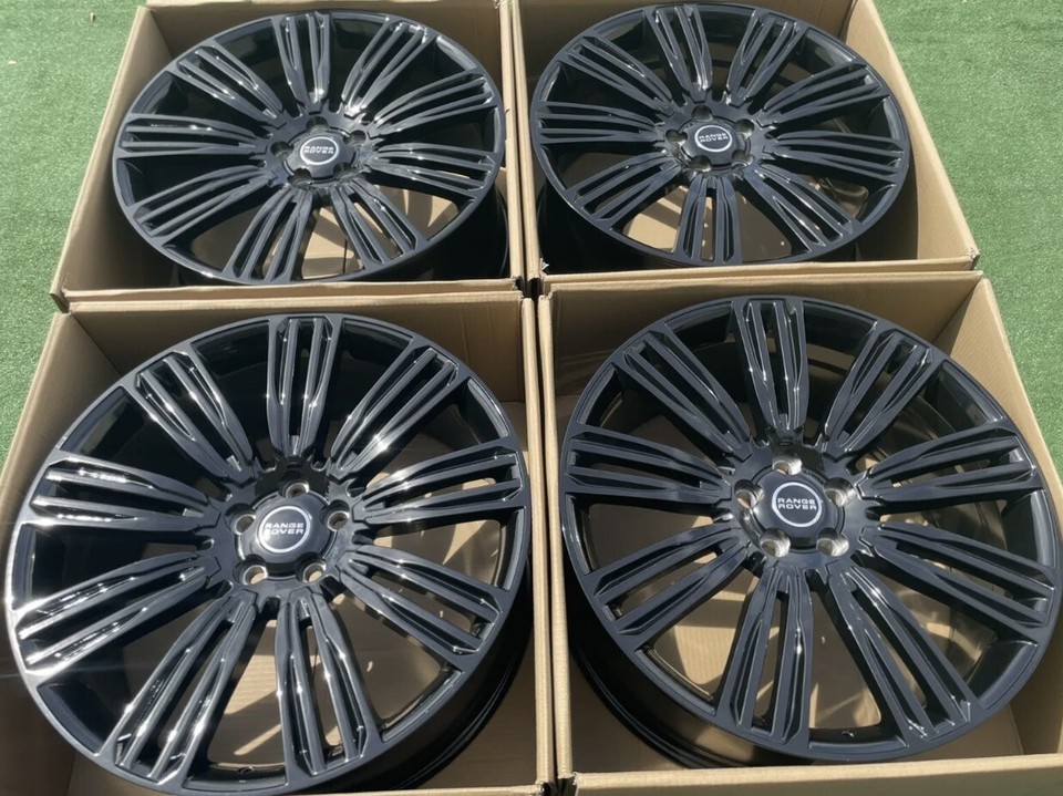 GENUINE RANGE ROVER L405/L494 OEM SPORT 22" INCH STYLE 9012 BLACK ALLOY ...