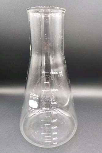Pyrex Heavy Duty Glass Measuring Flask Beaker 2000 ml #5100 USA | eBay