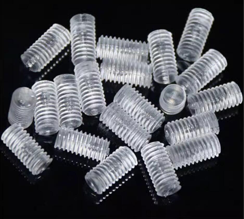 M3 M4 M5 M6 M7 M8 PC Slotted Acrylic Clear Screw Headless Head ...