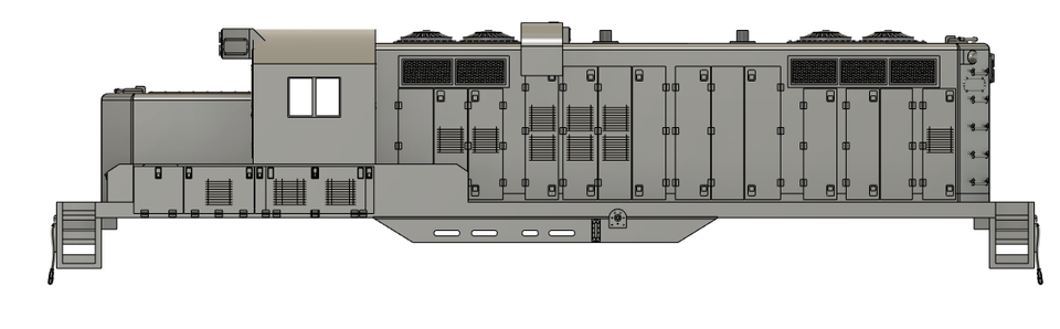 N Scale MILW GP20 Large Round Horst Locomotive Shell | eBay