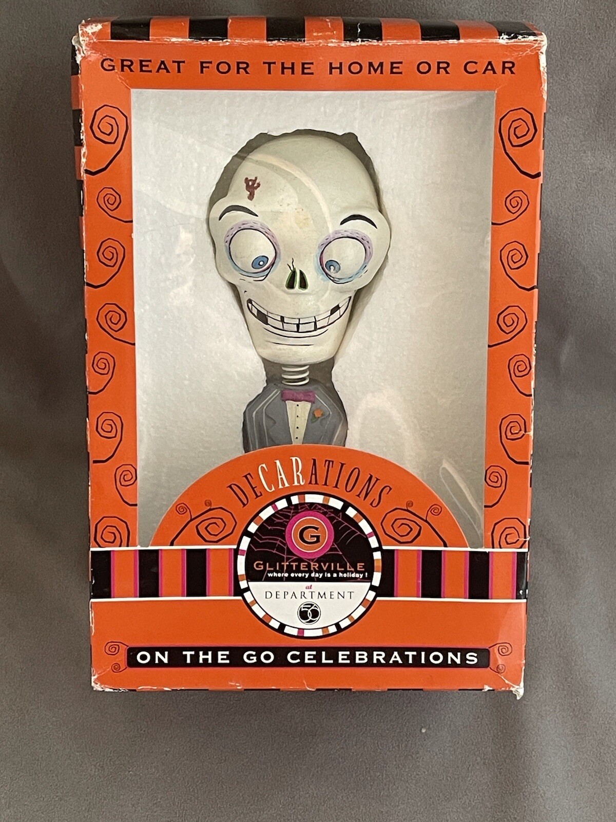 Department 56 DeCARations Glitterville Wobble Goblin Bobblehead ...