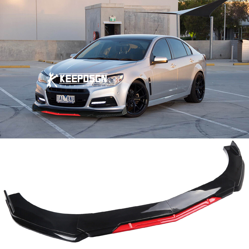 For Holden Commodore VE VF VP VZ Front Bumper Red Lip Splitter Spoiler ...