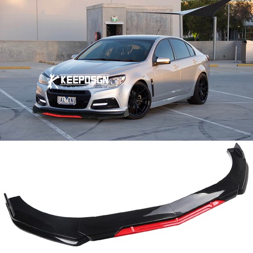 For Holden Commodore VE VF VP VZ Front Bumper Red Lip Splitter Spoiler ...