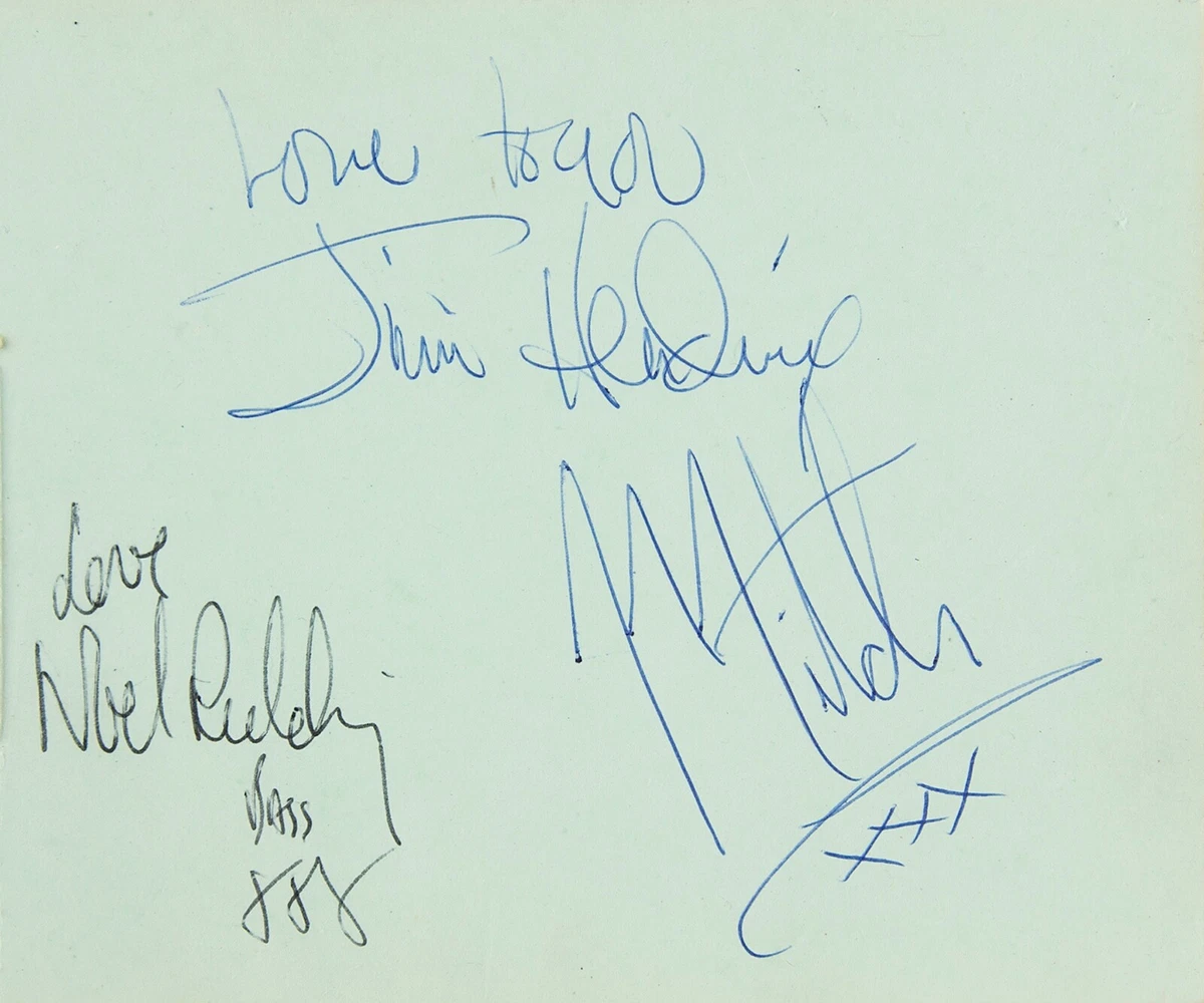 Jimi Hendrix Signature Tattoo