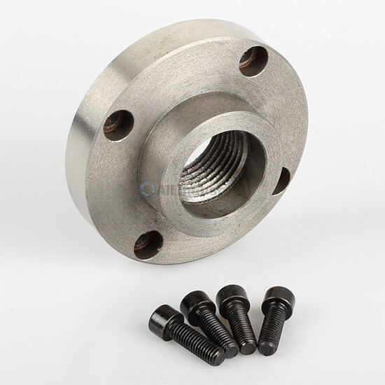 Threaded Backplate Adapter 4" 4-Hole 1-1/4"-8 For Lathe Chucks | eBay