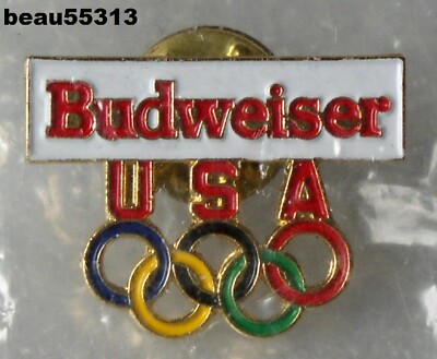 ⭐BUDWEISER BEER OLYMPIC GAMES USA VEST JACKET PIN | eBay