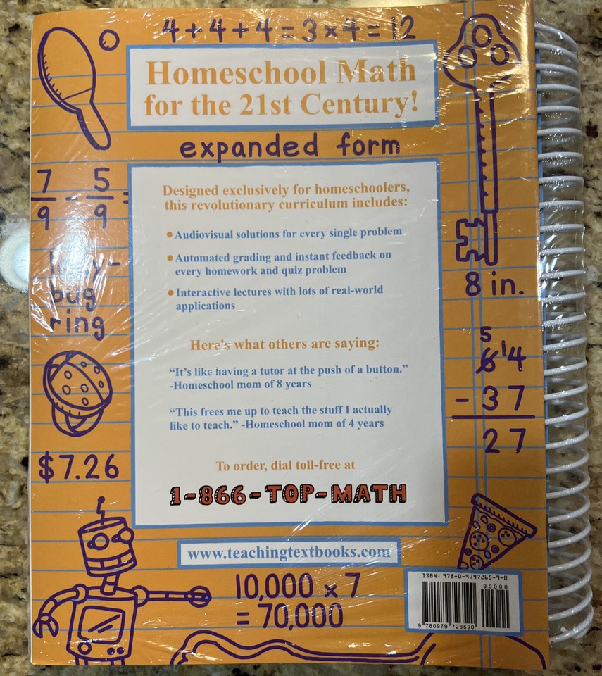 Math 3 : A Teaching Textbook w/ Answer Booklet by Shawn Sabouri, Greg ...