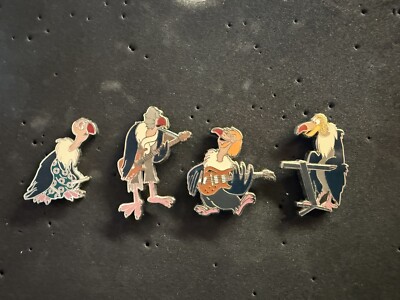 Fantasy Disney Pin Set Jungle Book Buzzard Band Buzzie Ziggy Dizzy ...