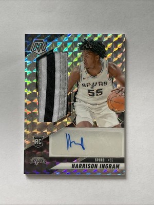 2024-25 Panini Mosaic Harrison Ingram Rookie RPA Spurs Rookie Patch ...