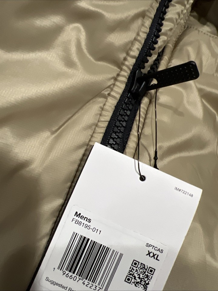 NWT Men's Nike XXL Storm-Fit Water-Resistant Puffer Jacket FB8195 Black ...