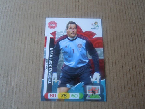 Carte adrenalyn panini - Euro 2012 - Danemark - Thomas Sorensen | eBay