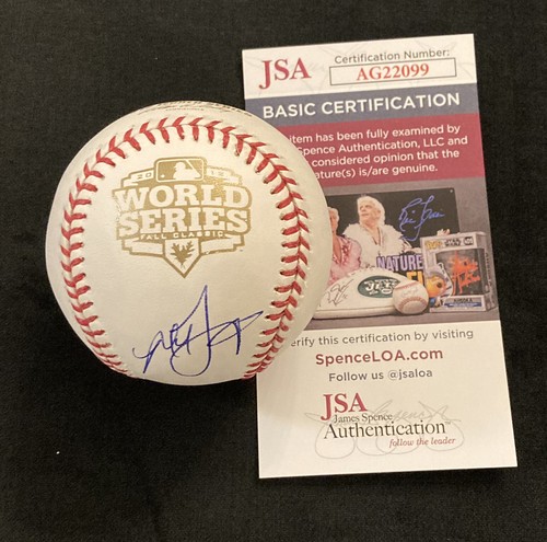 Madison Bumgarner Signed 2012 World Series Baseball Autographed Giants ...